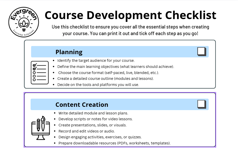 Lesson 3: Elements of Effective Course Design - Evergreen Learning ...